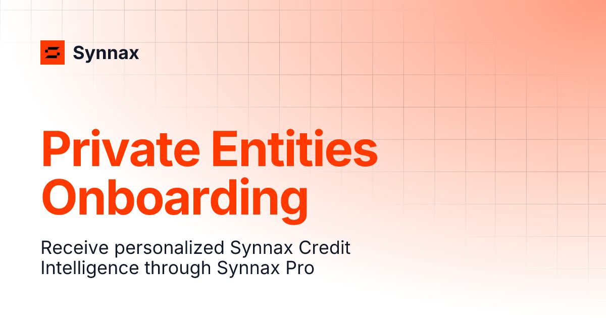 Private Entities Onboarding | Synnax